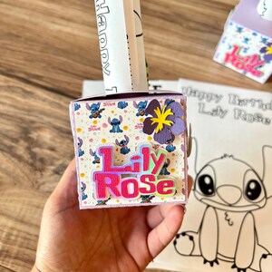 Stitch Coloring Box / Stitch Birthday Decoration / Stitch Party Supply ...