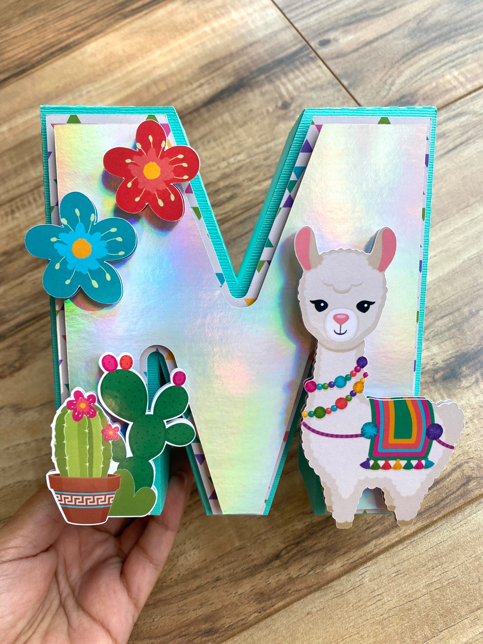 Llama 3D Letters / Llama Party Decorations / Llama Birthday | Etsy