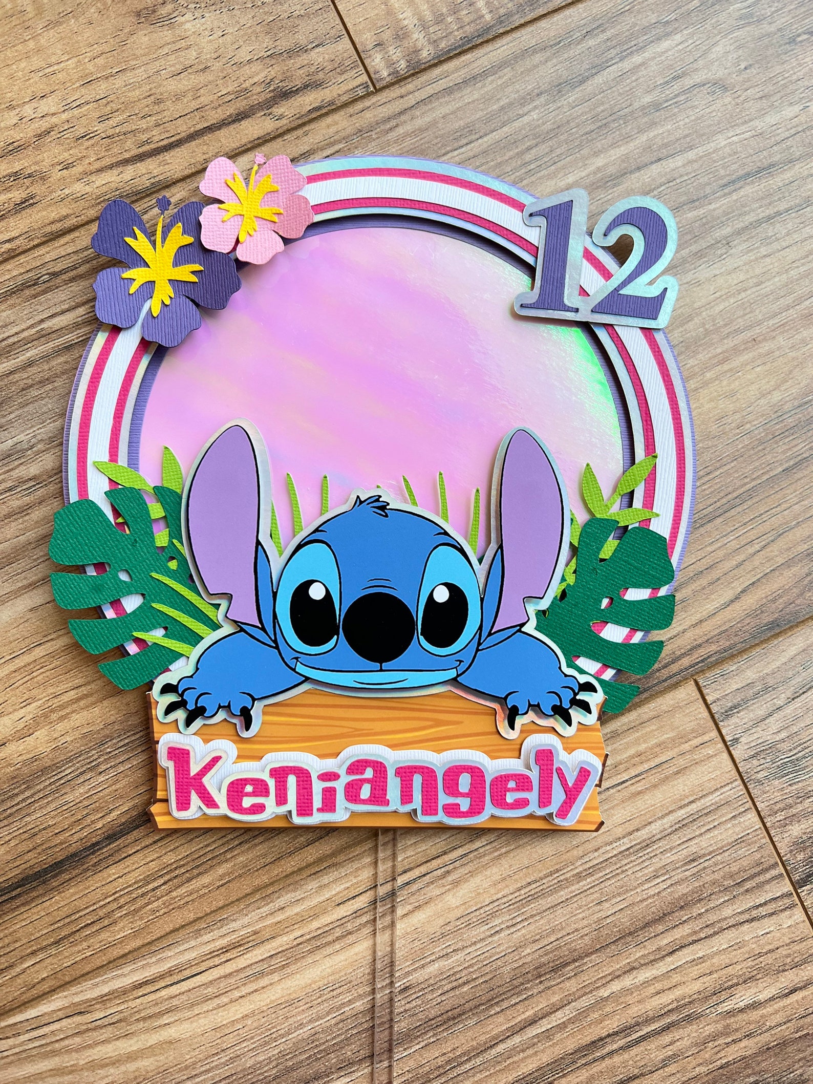 Stitch Cake Topper / Stitch Birthday Party / Stitch Birthday | Etsy
