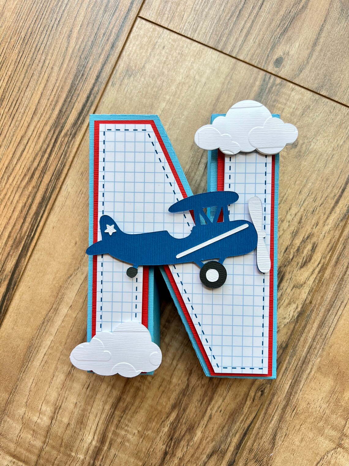 Airplane 3D Letters / Vintage Airplane 3D Letters / Airplane - Etsy