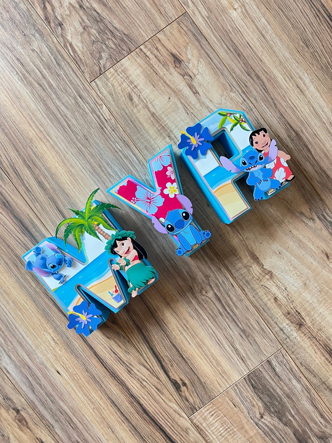 Lilo and Stitch 3D Letters / Lilo and Stitch Party Decorations / Stitch ...