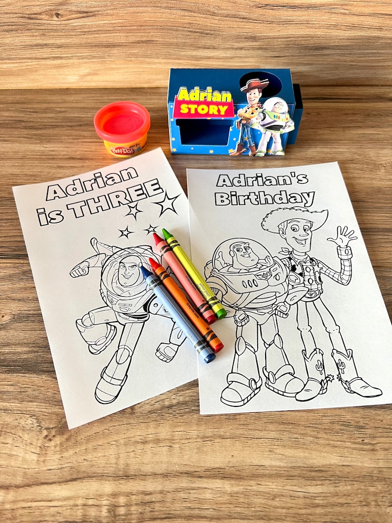 Toy Story Play-doh Box / Toy Story Coloring Box / Play-doh - Etsy UK