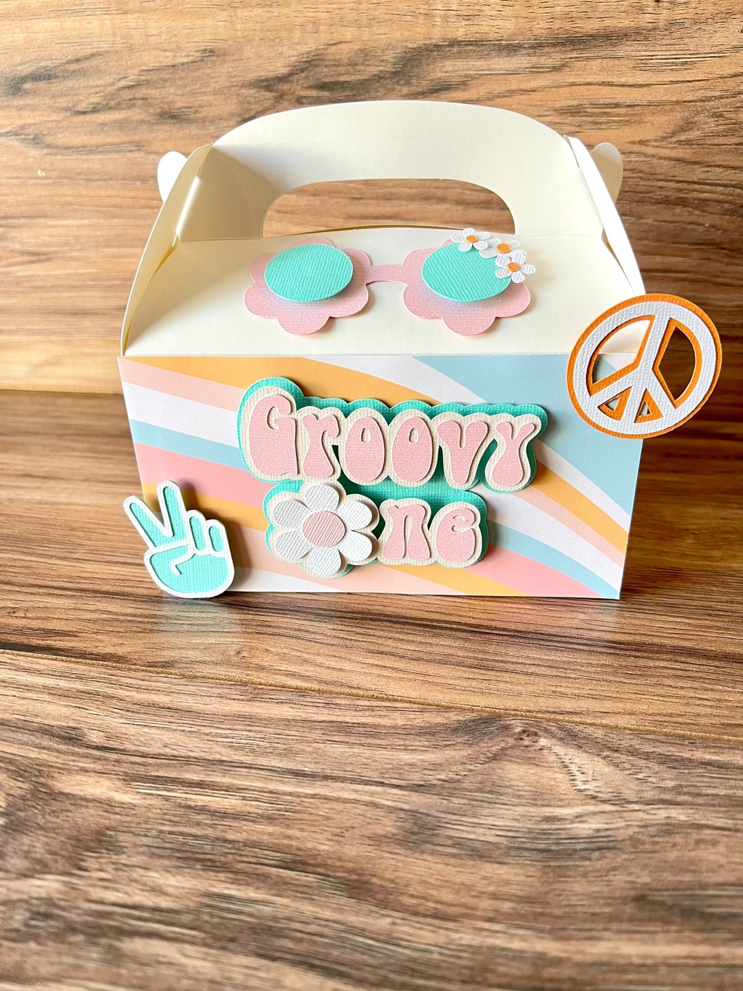 Groovy Favor Boxes / Groovy Birthday Party / Groovy Party Decoration ...