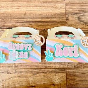 Groovy Favor Boxes / Groovy Birthday Party / Groovy Party - Etsy