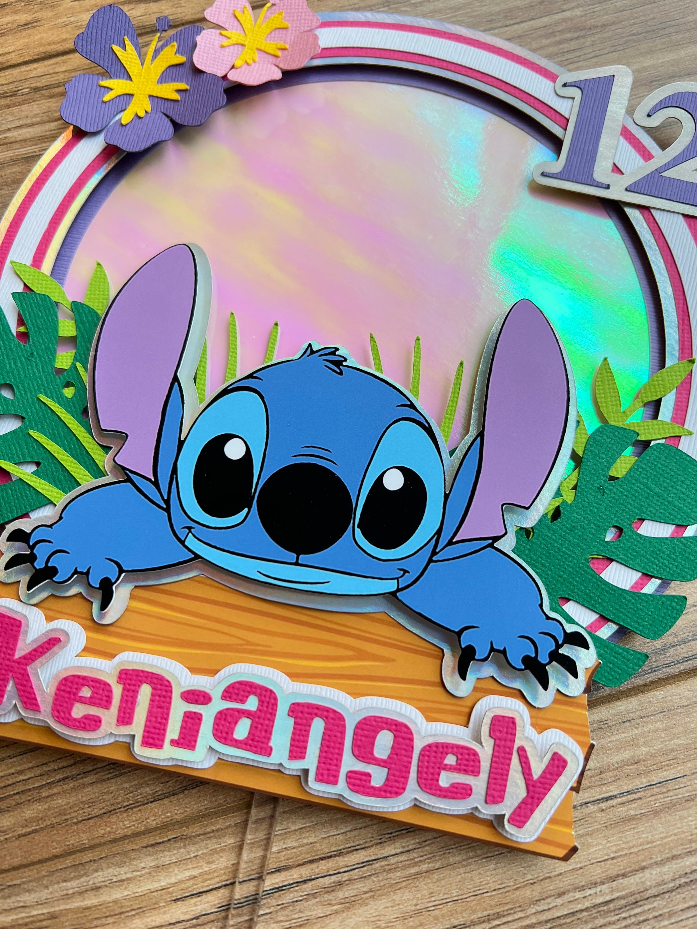 Party City Stitch Cake Topper Lilo And Stitch Birthday Stitch Et Stitch ...