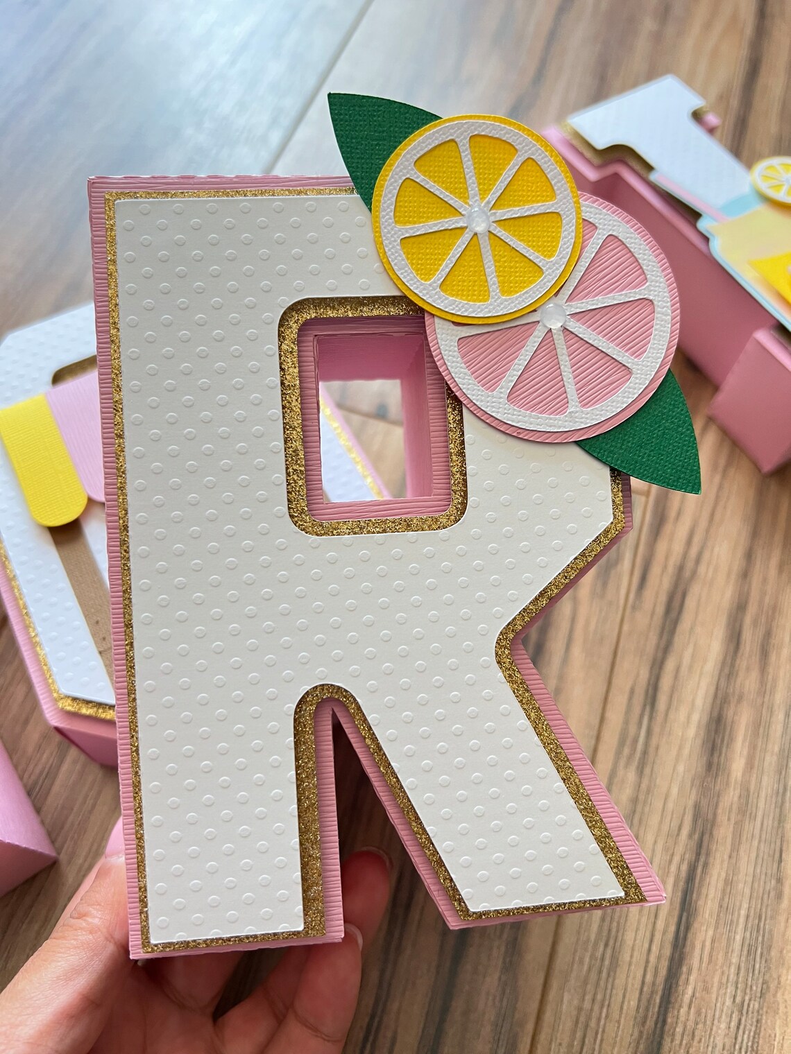 Pink Lemonade 3D Letters / Pink Lemonade Party Decorations / - Etsy