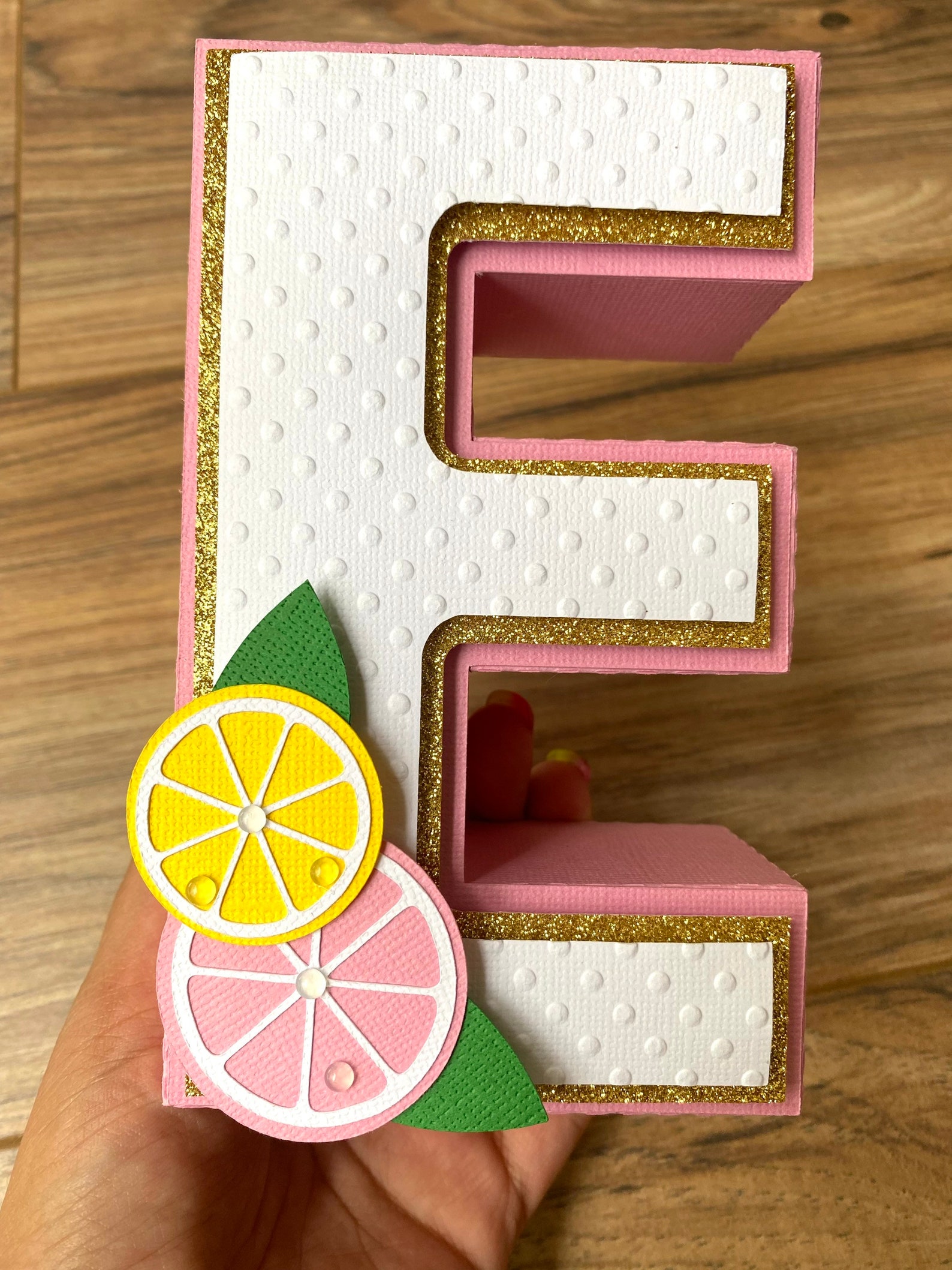 Pink Lemonade 3D Letters / Pink Lemonade Party Decorations / | Etsy