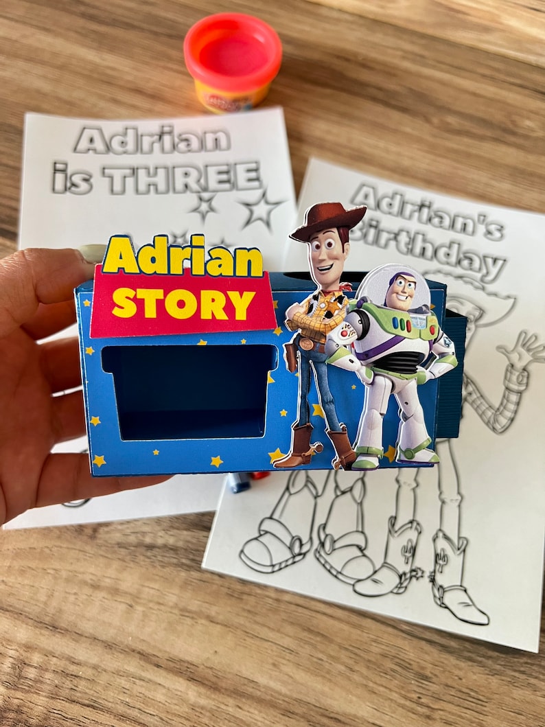 Toy Story Play-doh Box / Toy Story Coloring Box / Play-doh - Etsy UK