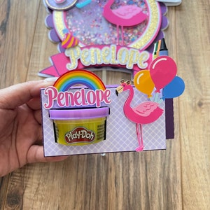 Flamingo Play-doh Box / Flamingo Coloring Box / Flamingo Decoration ...