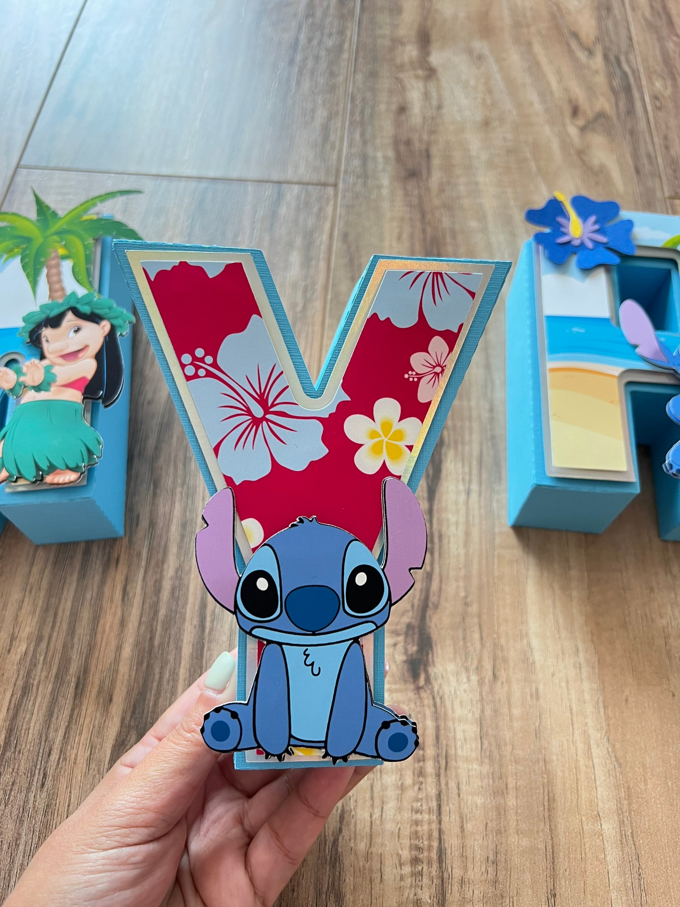 Lilo and Stitch 3D Letters / Lilo and Stitch Party Decorations - Etsy ...