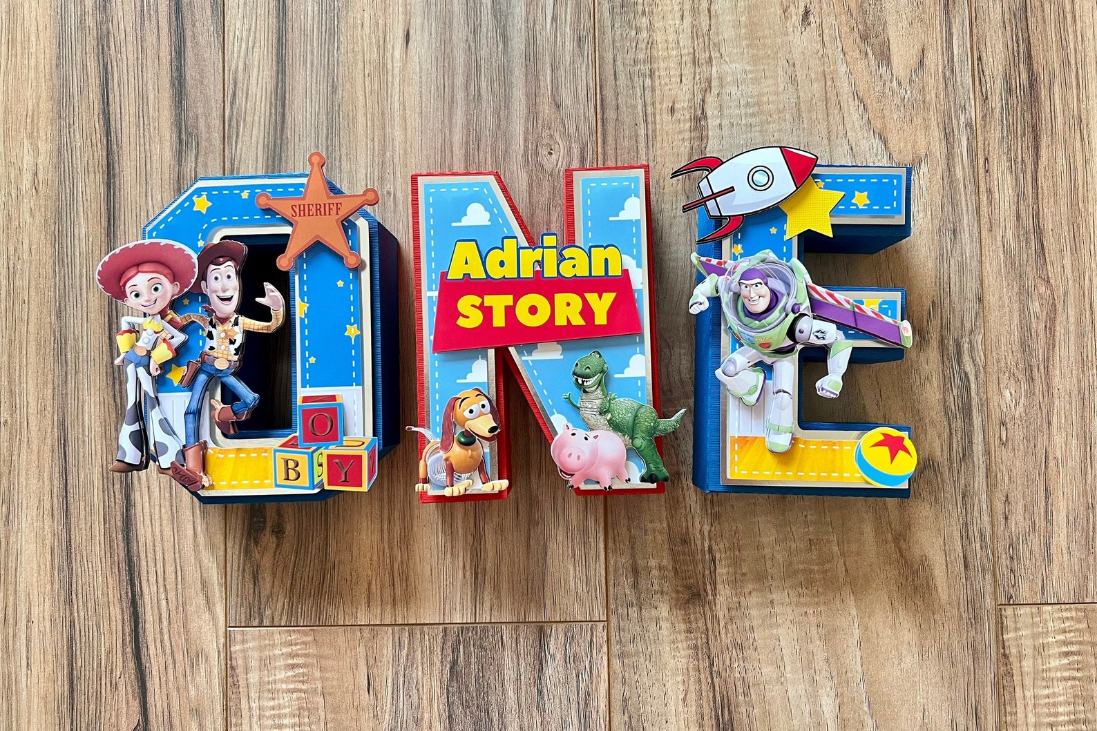 Toy Story 3D Letters / Toy Story Party Decorations / Toy Story Birthday ...