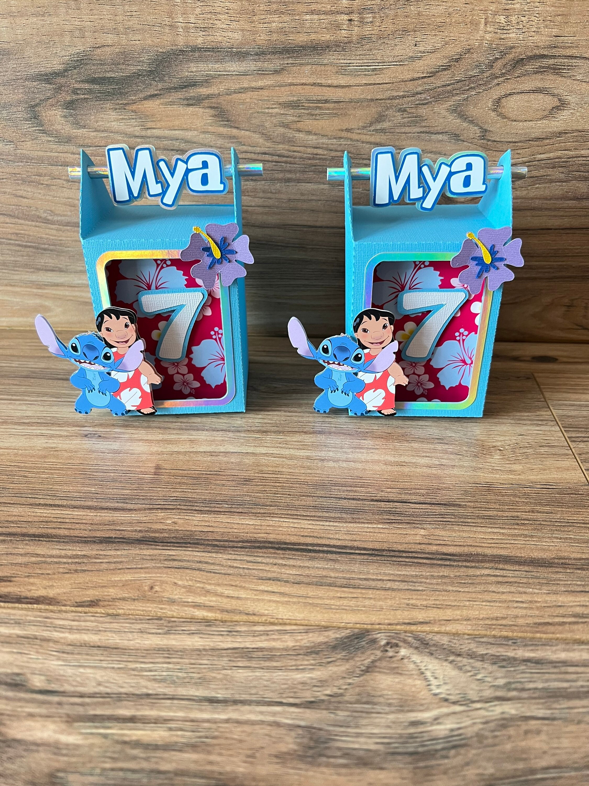 Lilo & Stitch Party Favor Box, Personalized Birthday Decoration - Etsy UK