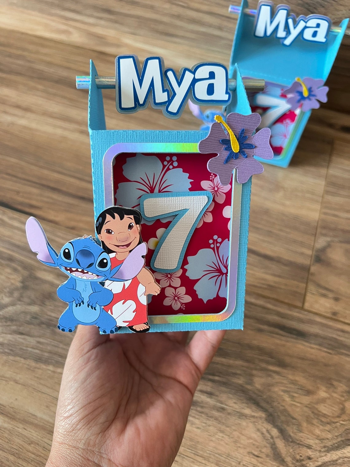 Lilo & Stitch Party Favor Box, Personalized Birthday Decoration - Etsy UK