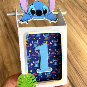 Stitch Favor Box / Stitch Party Decorations / Stitch Birthday ...