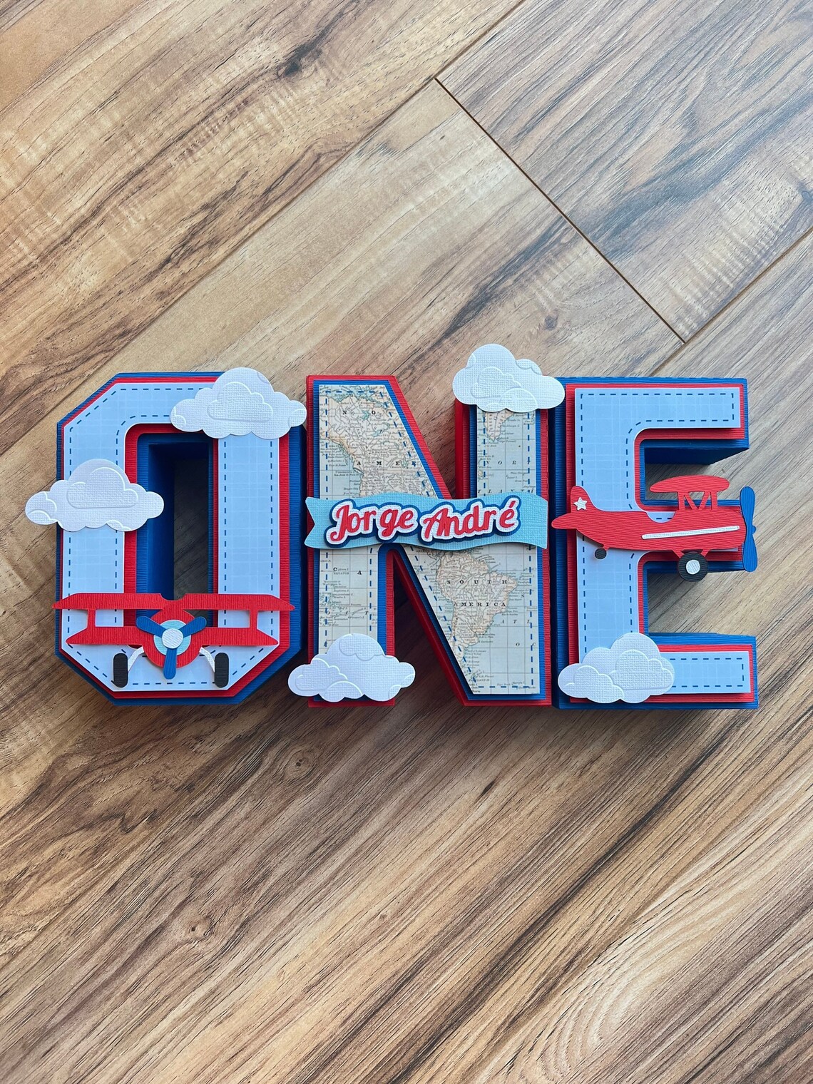 Airplane 3D Letters / Vintage Airplane 3D Letters / Airplane | Etsy