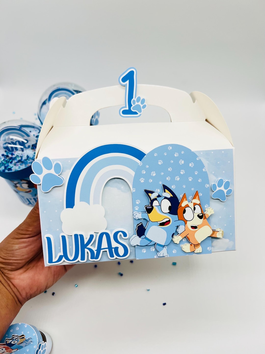 Bluey Gable Box / Bluey Birthday Decoration / Bluey Party Supply ...