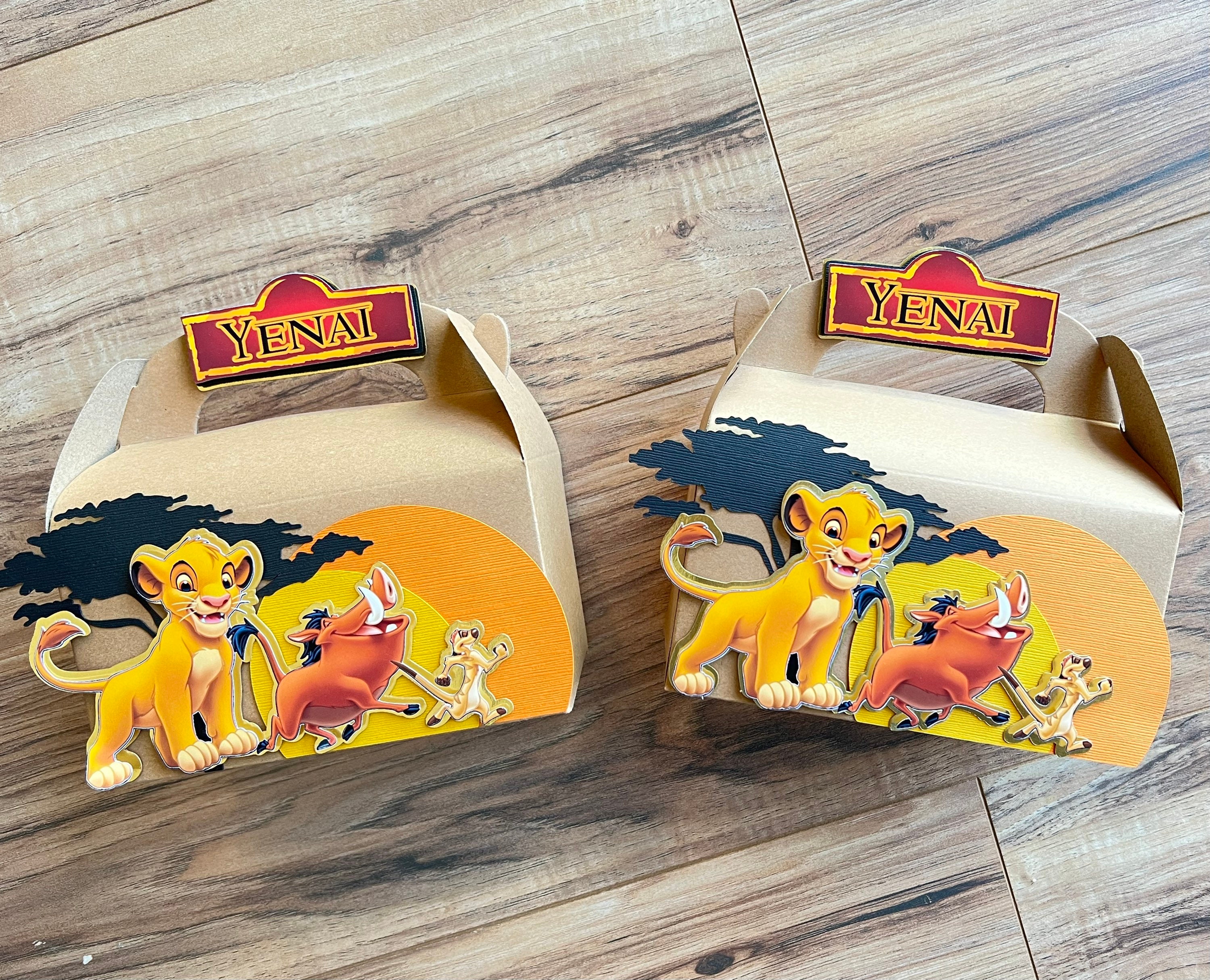 Lion King Gable Box / Lion King / Lion King Favor Box / Lion King Party ...
