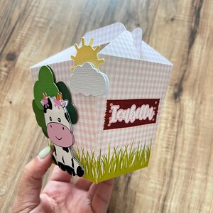 Cow Favor Box / Cow Birthday Decoration / Cow Party Supply / Farm Party ...