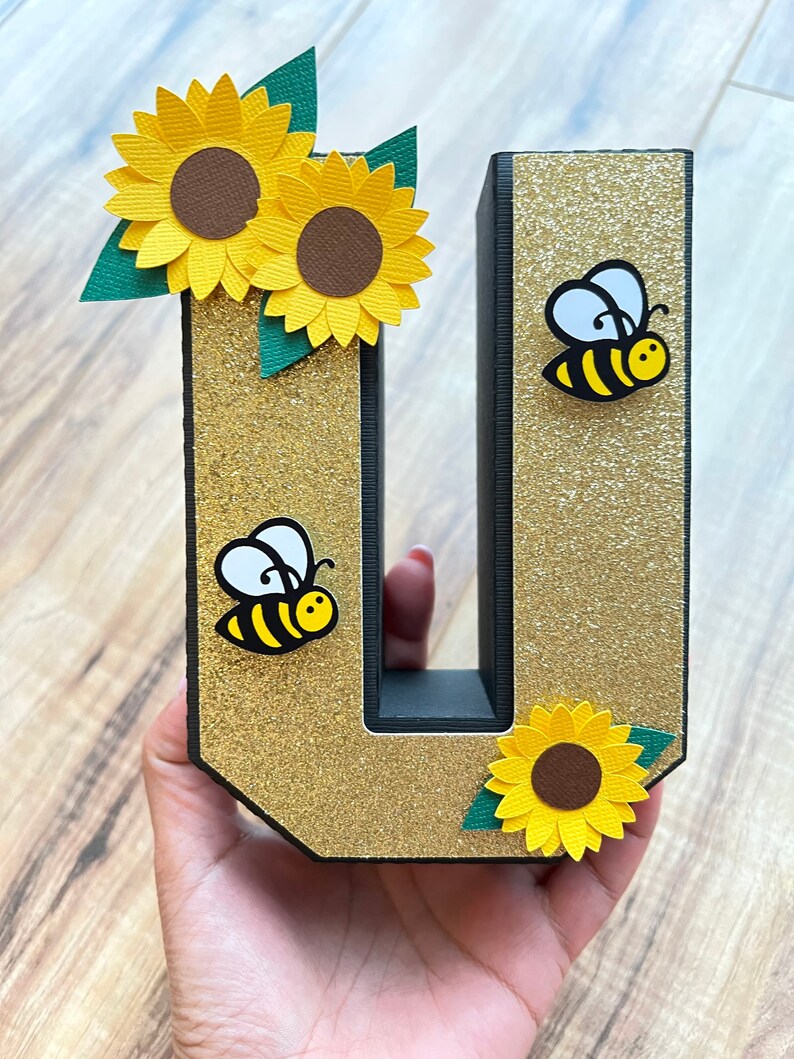 Honey Bee 3D Letters / Honey Comb Party Decorations / Honey | Etsy