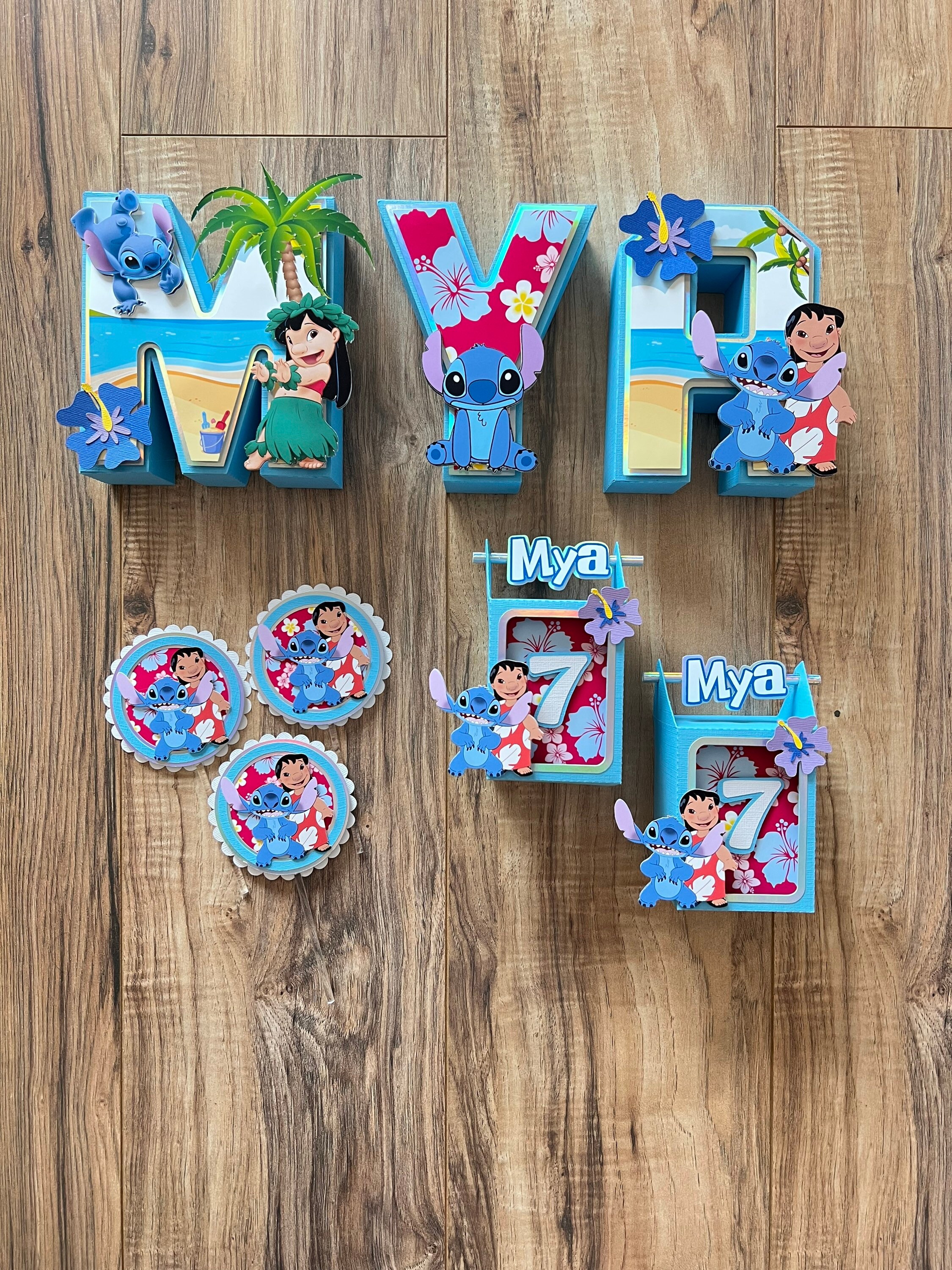 Lilo and Stitch 3D Letters / Lilo and Stitch Party Decorations - Etsy ...