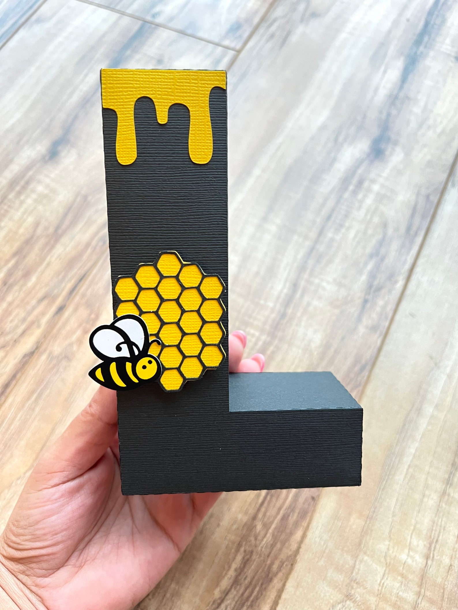 Honey Bee 3D Letters / Honey Comb Party Decorations / Honey | Etsy