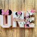 Minnie Mouse 3D Letters / Minnie Mouse Party Decorations / - Etsy