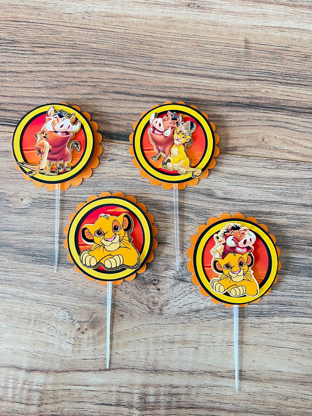 Lion King Cupcake Toppers, Birthday Party Decorations - Etsy