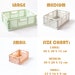 Foldable Pastel Color Storage Crate 3 Packs Collapsible Stackable ...