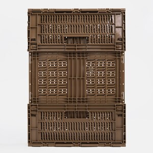 EXTRA LARGE Storage Crate Setof2 Foldable Collapsible Stackable Outdoor ...