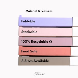 LARGE Pastel Color Plastic Storage Crate | Set of 3 | Foldable ...