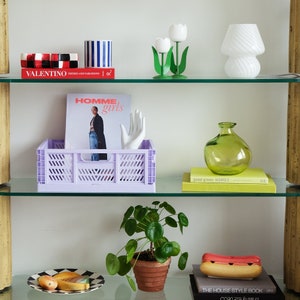 Foldable Pastel Color Storage Crate | 3 Packs | Collapsible Stackable ...