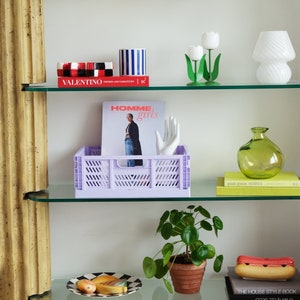 LARGE Pastel Color Plastic Storage Crate | Set of 3 | Foldable ...