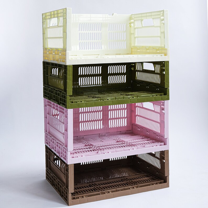 EXTRA LARGE Storage Crate Setof2 Foldable Collapsible - Etsy