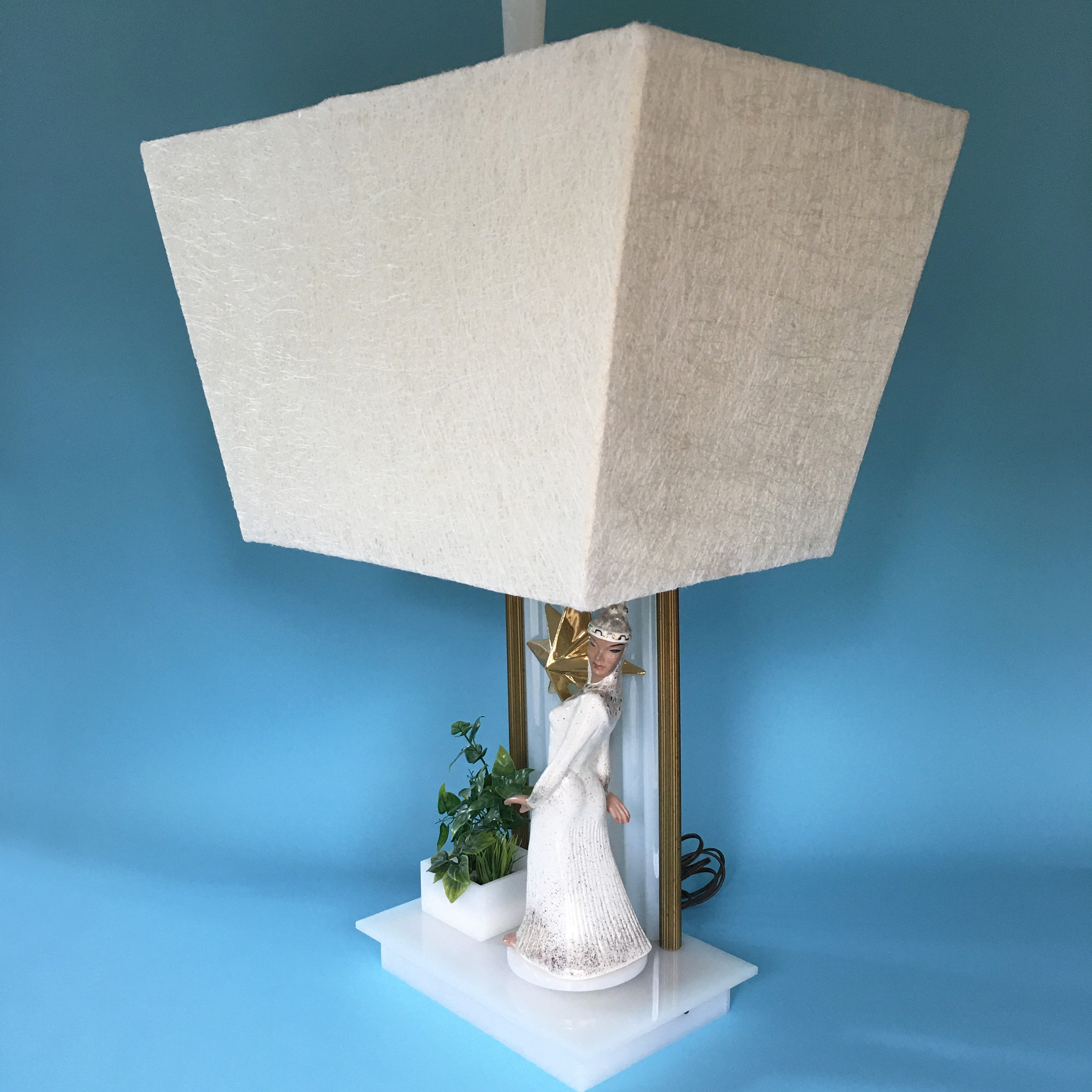 Reproduction Spun Glass Shade for Moss Lamps and Mid Century | Etsy