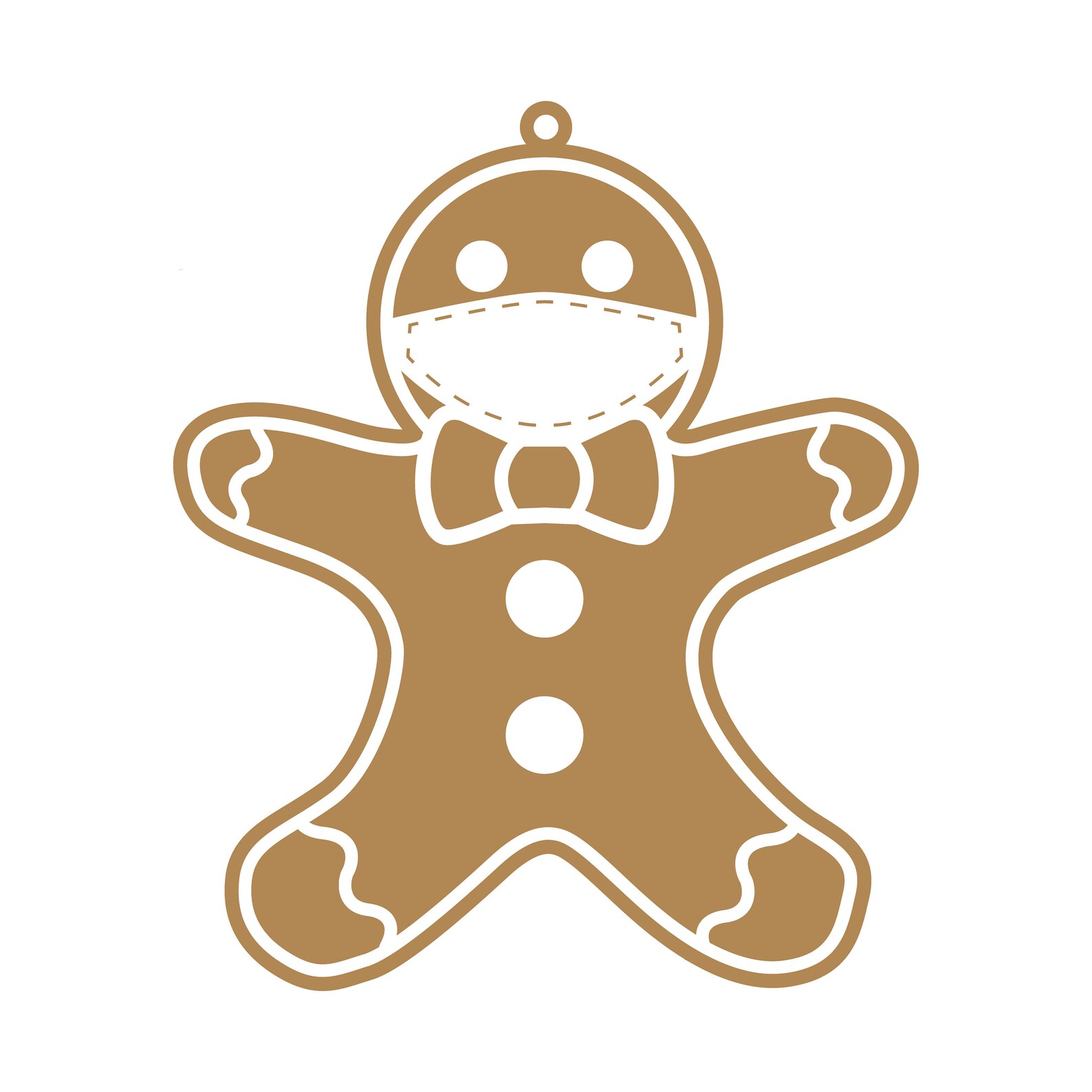 Gingerbread SVG Ornaments With Face Mask Gingerbread Man SVG - Etsy