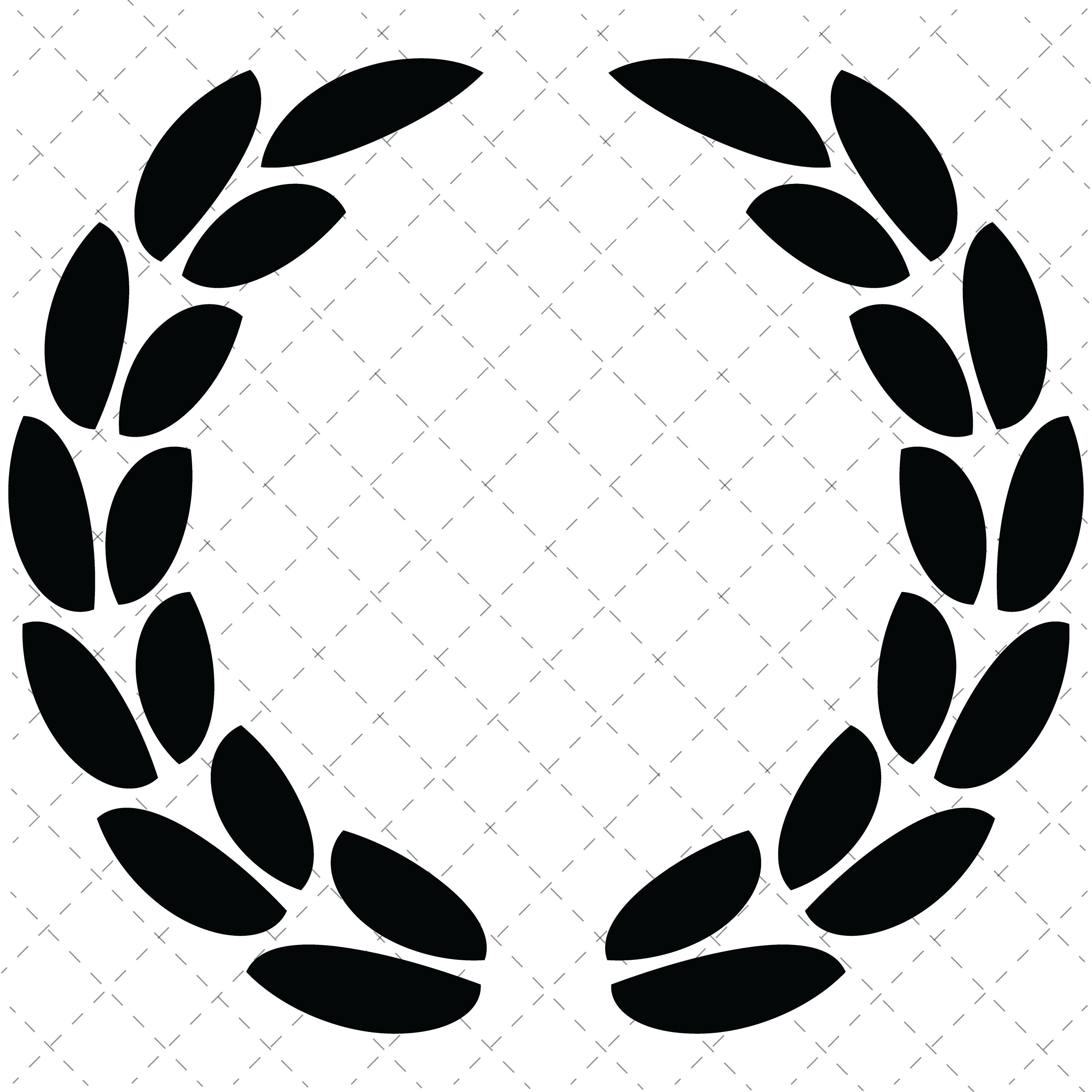 Laurel Wreath SVG Floral Wreath SVG Laurel Frame SVG Circle - Etsy
