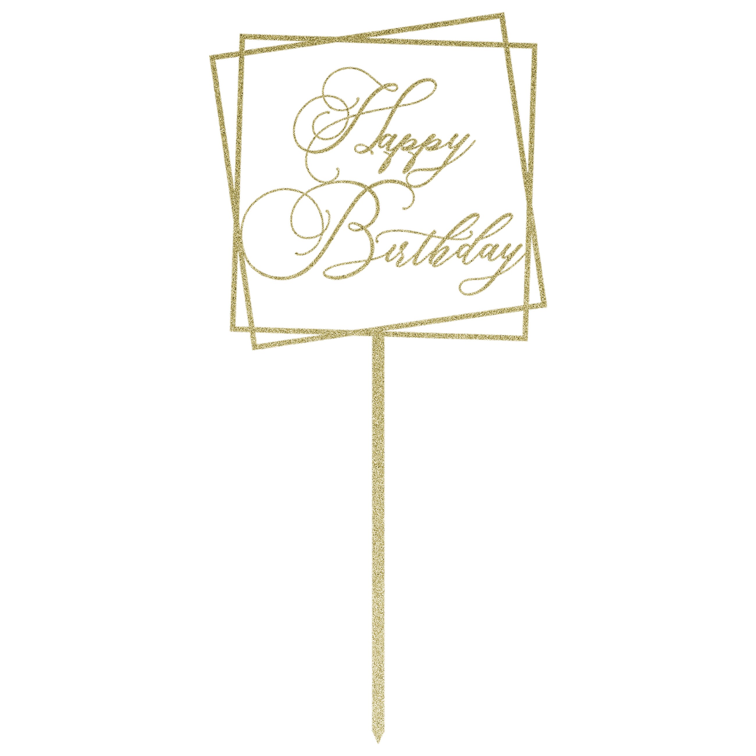 Birthday Cake Topper SVG Happy Birthday Svg Cricut Svg - Etsy