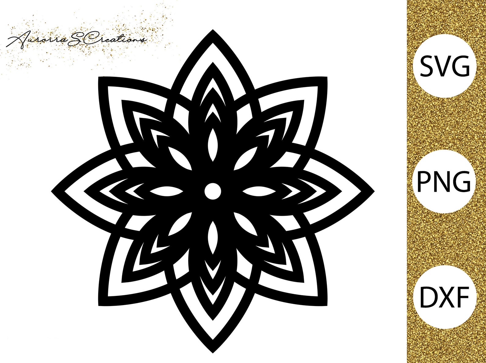 Mandala SVG Mandala Ornament SVG Mandela SVG Flower Mandala - Etsy
