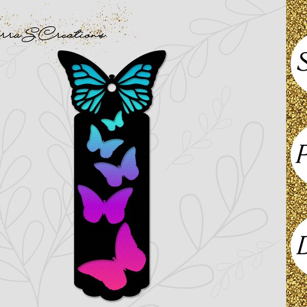 Butterfly Bookmark - Etsy