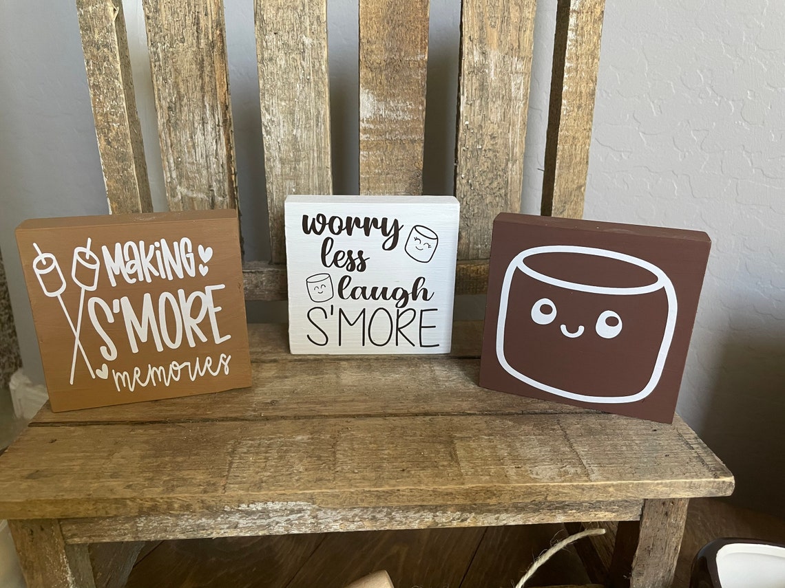 S’more Decor Bundle, Tiered Tray Decor, Rae Dunn Inspired, Camping ...
