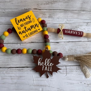 Hello Fall Tiered Tray Decor - Etsy