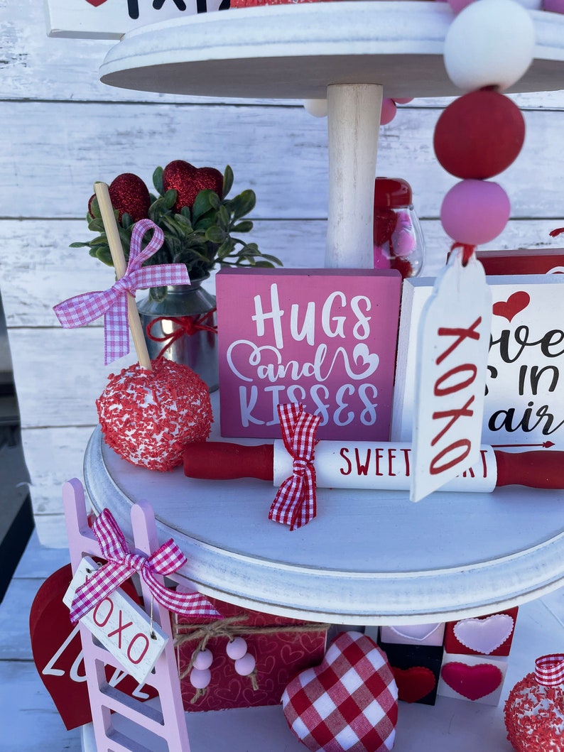 Love is in the Air Bundle, Tiered Tray Decor, Rae Dunn Inspired ...