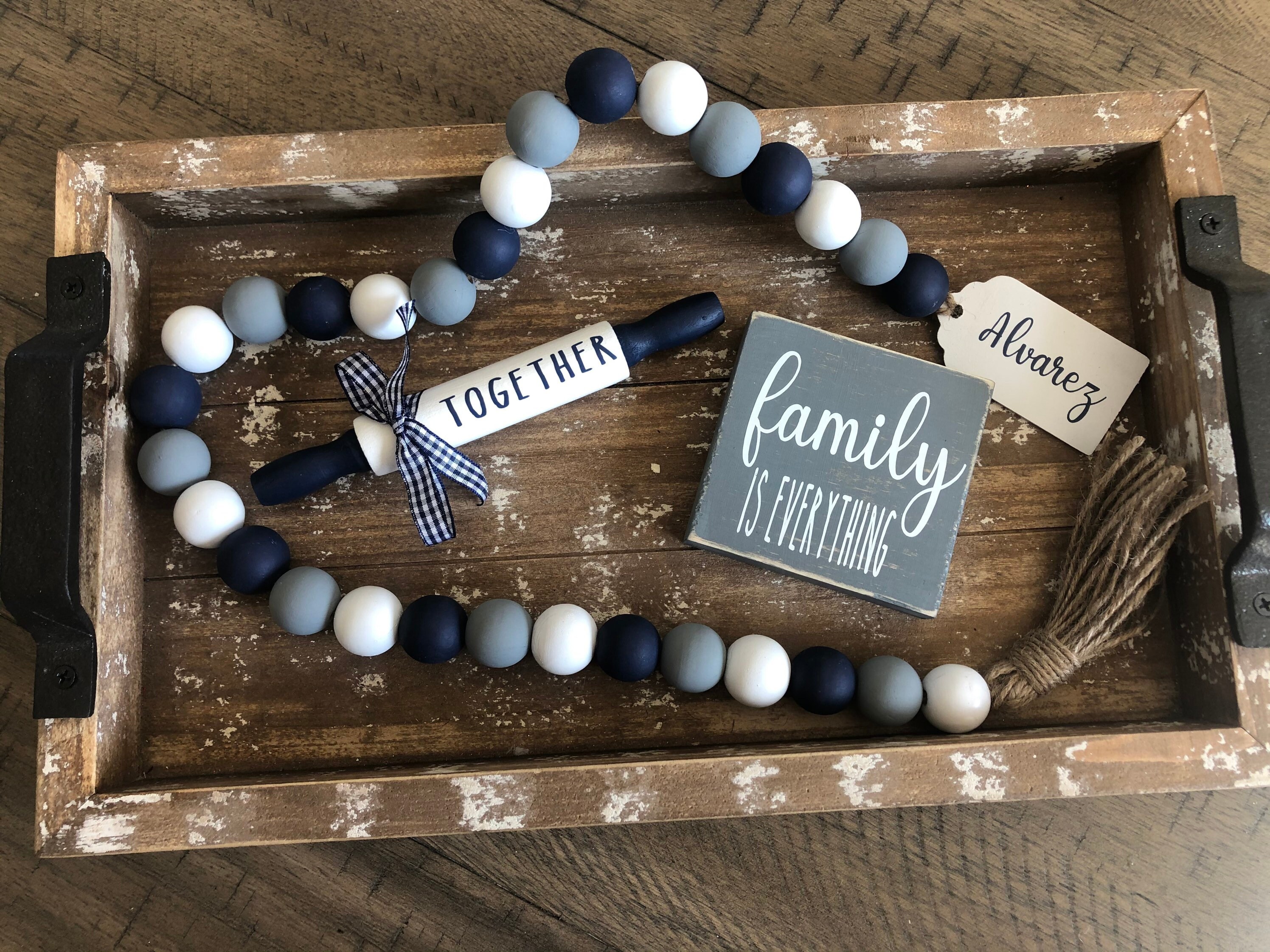 Together Decor Bundle Family Tiered Tray Decor Rae Dunn - Etsy