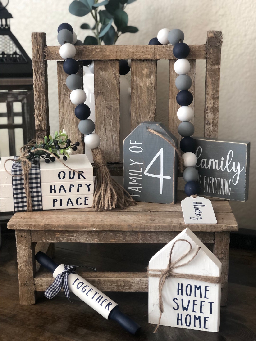 Together Decor Bundle, Family, Tiered Tray Decor, Rae Dunn Inspired ...