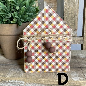 Mini Wooden House Sign - Rae Dunn Inspired Home Sign - Farmhouse Sign ...