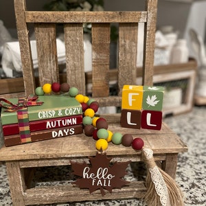 Hello Fall Tiered Tray Decor - Etsy