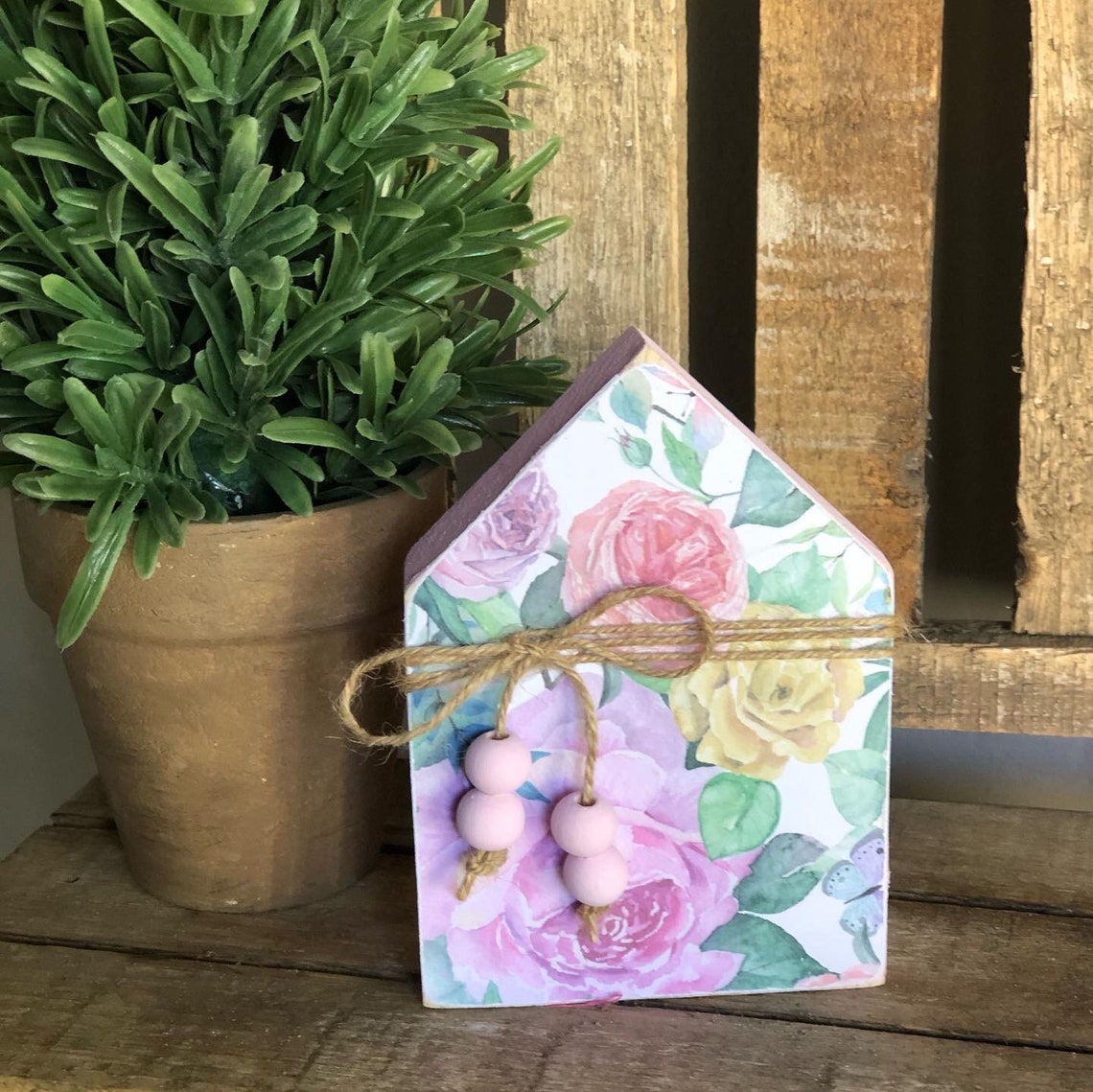 Mini Wooden House Sign Rae Dunn Inspired Home Sign - Etsy