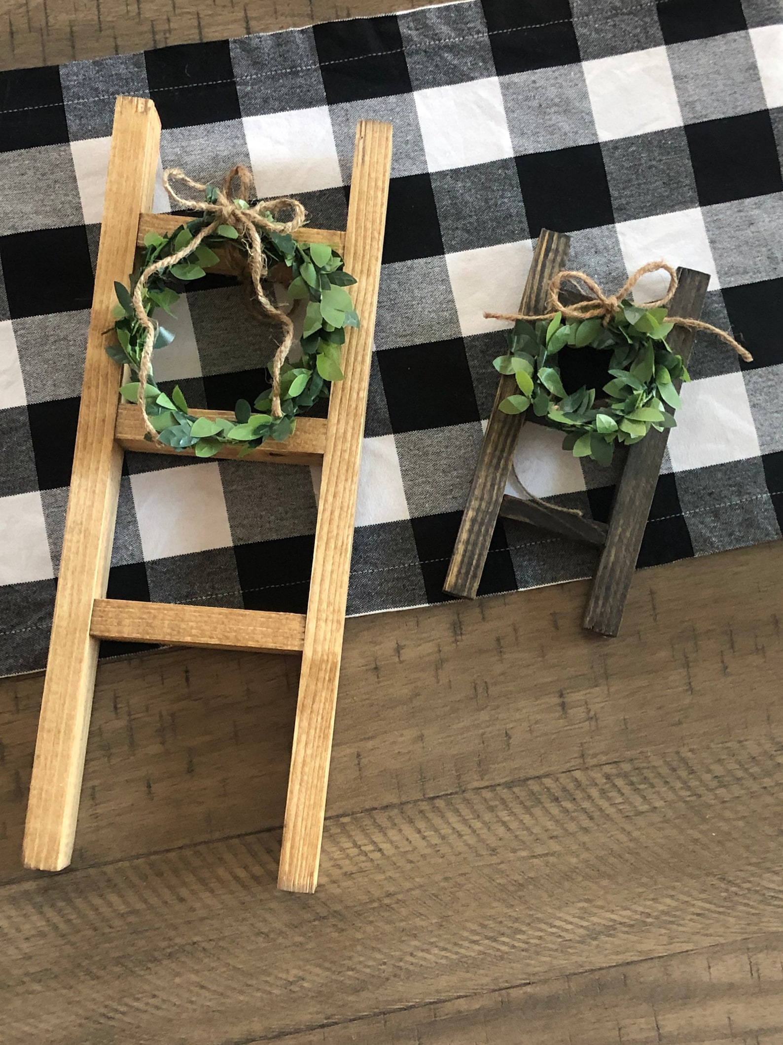 Mini Wood Ladder Tiered Tray Decor Fall Decor Farmhouse - Etsy
