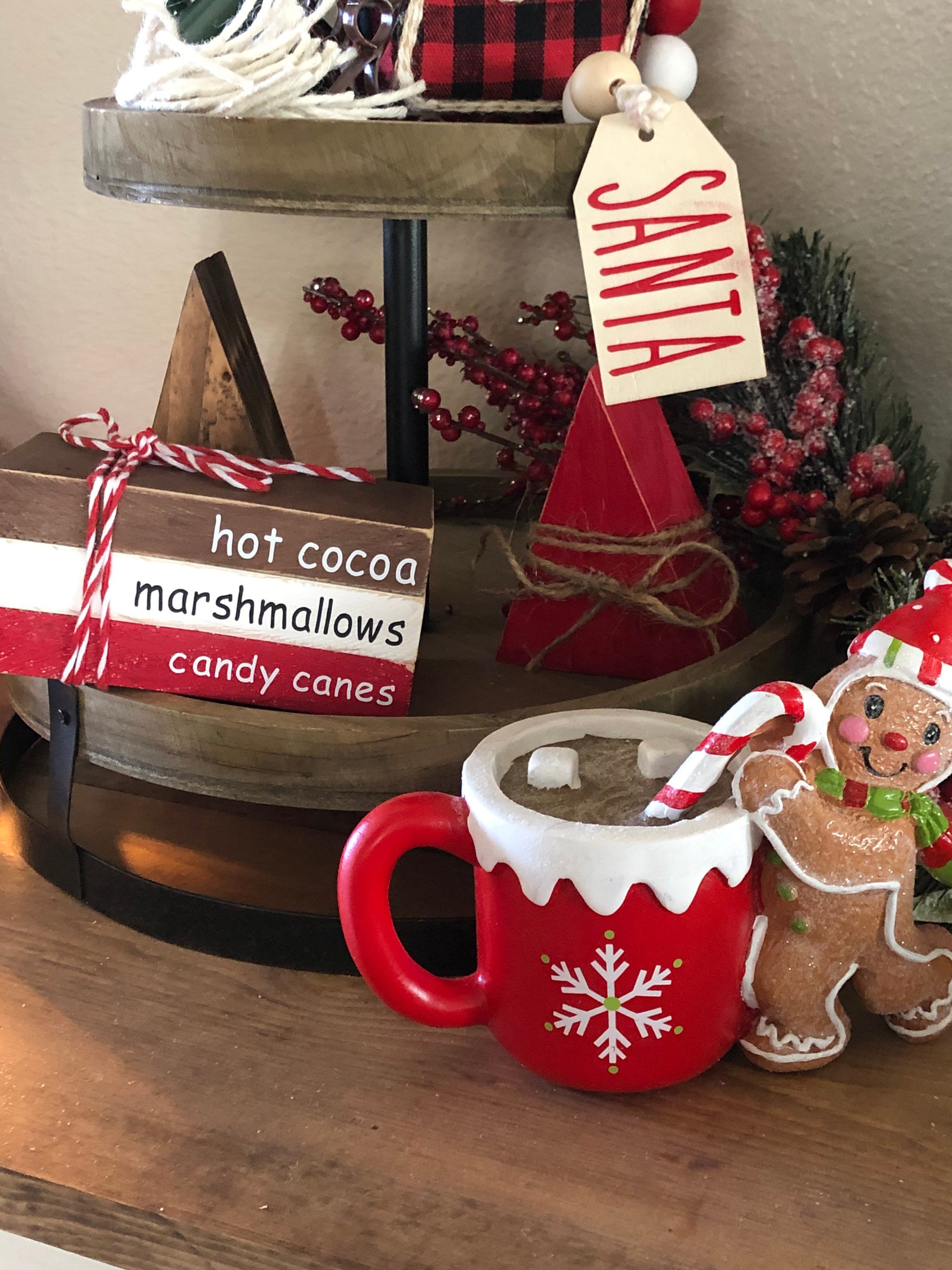 Christmas Decor-book Stacks-mini Book Bundle-set 3 Wood - Etsy