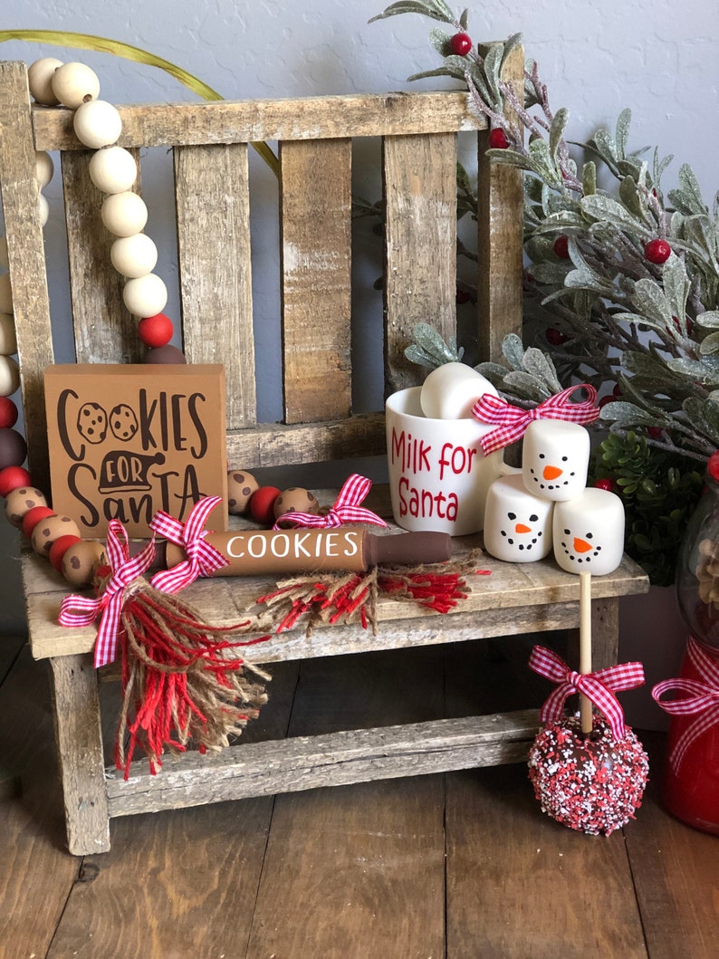 Cookies for Santa Decor Bundle Set of 3 Christmas Tiered | Etsy
